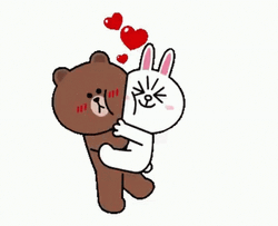 Bear Hug Cuddle Tatty Teddy GIF | GIFDB.com