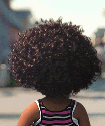 Beautiful Animated Bouncy Curly Hair GIF | GIFDB.com