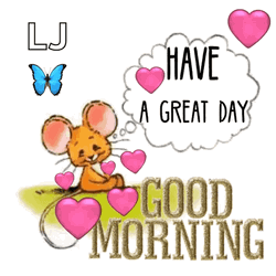 Beautiful Cute Good Morning Mouse GIF | GIFDB.com