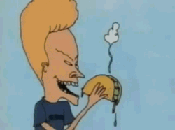 Beavis And Butthead Fire Fart Launched GIF | GIFDB.com