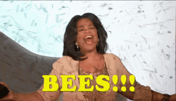 Bee Sting Woman Screaming GIF | GIFDB.com