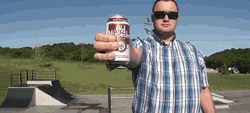 Beer Throwing Stunt Hold My Beer GIF | GIFDB.com