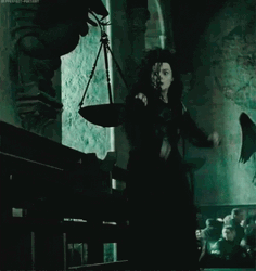 Bellatrix Lestrange Throws Spell GIF | GIFDB.com