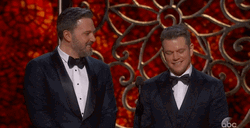 Ben Affleck Matt Damon Smiling GIF | GIFDB.com