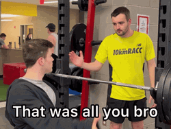 Bench Press You Got It Bro GIF | GIFDB.com