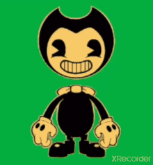 Bendy Ink Machine Dance Sway Green Screen GIF | GIFDB.com