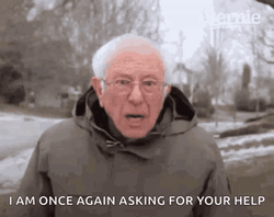 Bernie Sanders I'm Asking For Your Help GIF | GIFDB.com