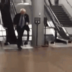 Bernie Sanders Running GIF | GIFDB.com