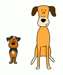 Best Friends Love Animated Dogs Hugging GIF | GIFDB.com