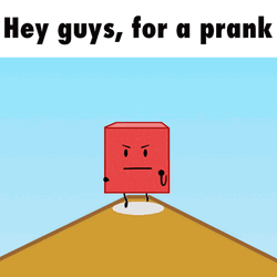 Bfb Blocky Running In Front GIF | GIFDB.com