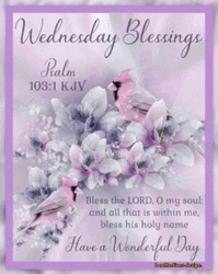 Bible Verse Good Morning Wednesday Blessings GIF | GIFDB.com