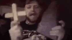 Bible Wooden Cross Praying GIF | GIFDB.com