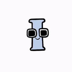 Big Eyed Letter I GIF | GIFDB.com