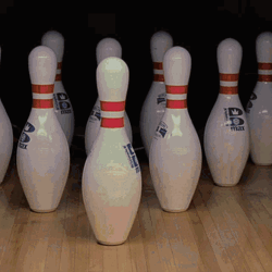 Big Lebowski Happy Theodore Bowling Strike Attack GIF | GIFDB.com