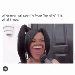Big Mouth Cardi B Hehehe GIF | GIFDB.com