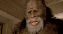 Big Smiling Bigfoot Sasquatch GIF | GIFDB.com