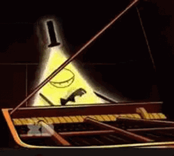 Bill Cipher Playing Piano GIF | GIFDB.com