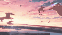Anime Bird Flying GIF | GIFDB.com