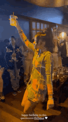 Birthday Girl Partying Happy Birthday Queen GIF | GIFDB.com