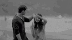 Black And White Romantic Couple GIF | GIFDB.com