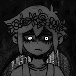 Black And White Sad Omori GIF | GIFDB.com
