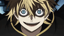 Black Clover Asta Creepy Smile GIF | GIFDB.com
