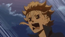 Black Clover Asta Screaming GIF | GIFDB.com