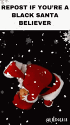 Black Santa Offering Gift Meme GIF | GIFDB.com