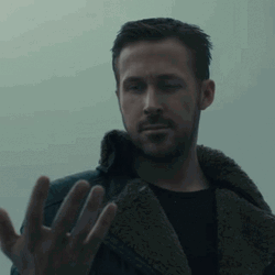 Blade Runner 2049 Officer K Staring His Hands GIF | GIFDB.com