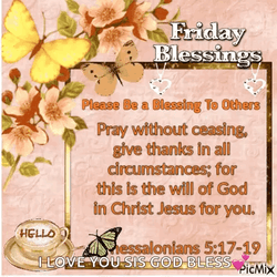 Blessed Friday Bible Quote GIF | GIFDB.com