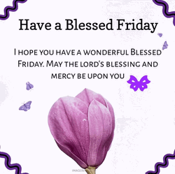 Blessed Friday Purple Magnolia GIF | GIFDB.com