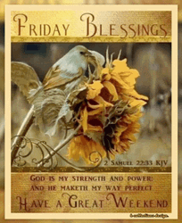 Blessed Friday Withering Sunflower GIF | GIFDB.com