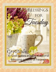 Blessed Tuesday Shimmering Border Graphics Design GIF | GIFDB.com