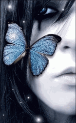 Blue Butterfly Emo GIF | GIFDB.com