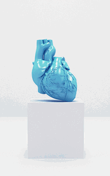 Stained Glass Blue Heart GIF | GIFDB.com