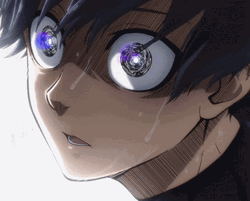 Blue Lock Isagi Fire Eye GIF | GIFDB.com
