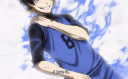 Blue Lock Meguru Bachira Stretching GIF | GIFDB.com