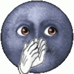 Blue Moon Clapping Its Hands GIF | GIFDB.com