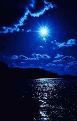 Blue Moon Shines Brightly GIF | GIFDB.com