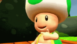 Blue Red Toad Talking GIF | GIFDB.com