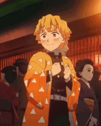 Blushing Demon Slayer Zenitsu GIF | GIFDB.com