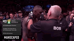 Bob Wiping Face Of Israel Adesanya GIF | GIFDB.com