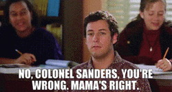 Bobby Boucher Arguing With Colonel Sanders GIF | GIFDB.com