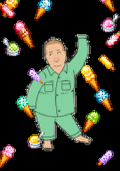 Bobby Hill Catching Pixel Ice Cream GIF | GIFDB.com