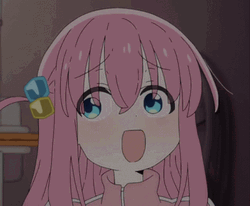 Bocchi The Rock Hitori Goto Blushing GIF | GIFDB.com