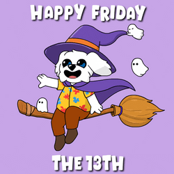 Bodoggos Character As Witch Spooky Friday GIF | GIFDB.com