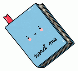 Book Staring Saying Read Me GIF | GIFDB.com