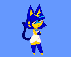 Bored Ankha Stoic Reaction GIF | GIFDB.com