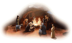 Born In Manger Religious Christmas GIF | GIFDB.com