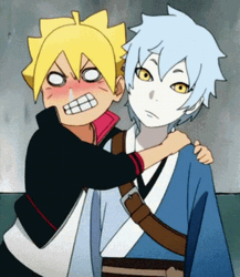 Boruto Mitsuki Angry Scared GIF | GIFDB.com